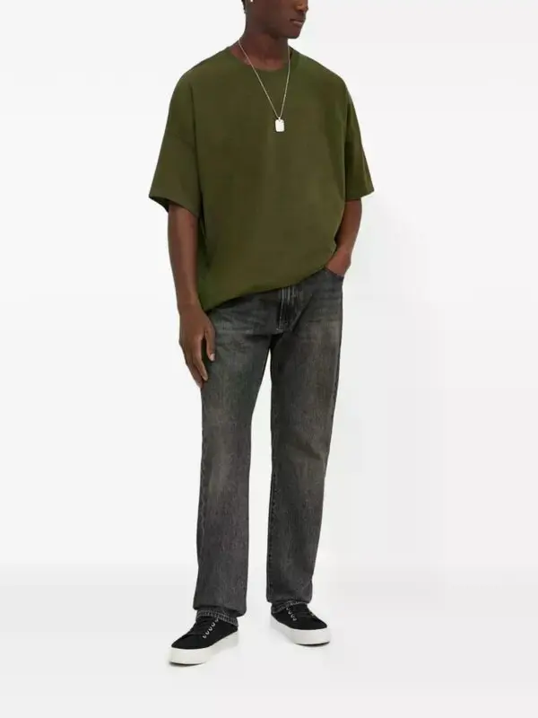 American Vintage Dropped-shoulder T-shirt - Green