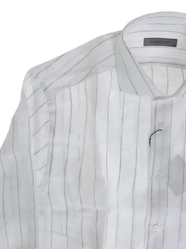 Corneliani Striped Linen Shirt