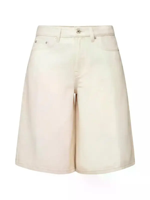 DRYKORN Logo Patch Denim Shorts