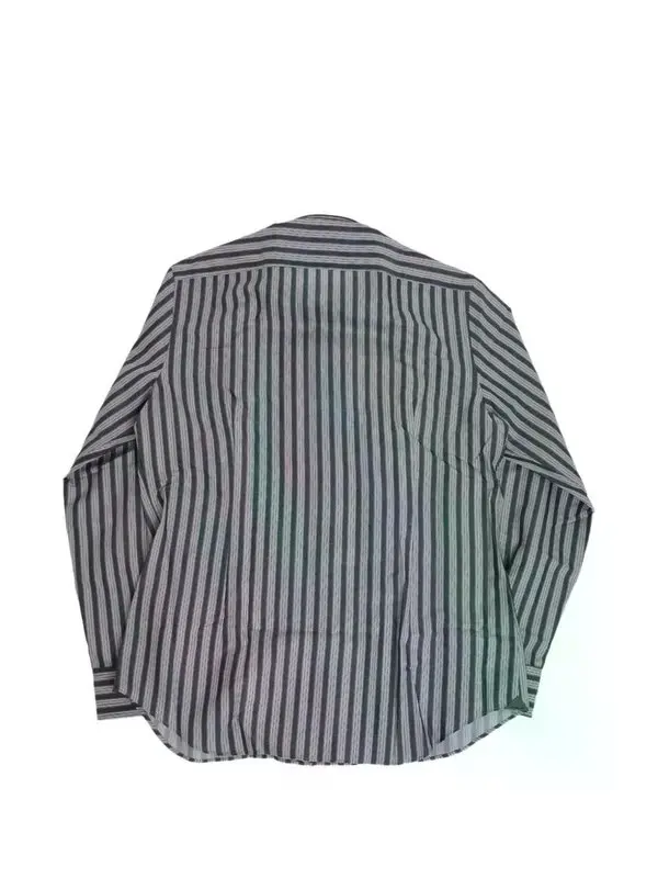 Corneliani Striped French-collar Shirt