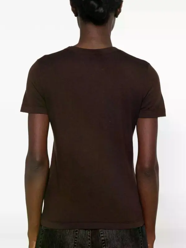 Eric Bompard Round-neck Short-sleeve T-shirt