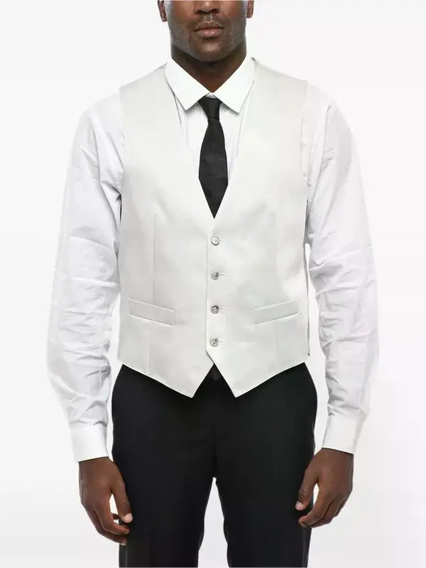 Corneliani V-neck Button-up Waistcoat
