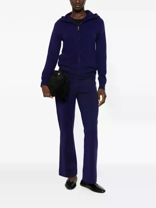 Eric Bompard Knitted Bootcut Trousers