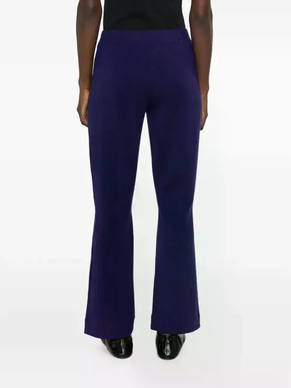 Eric Bompard Knitted Bootcut Trousers