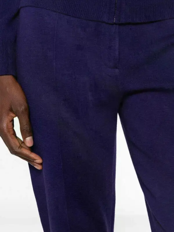 Eric Bompard Knitted Bootcut Trousers