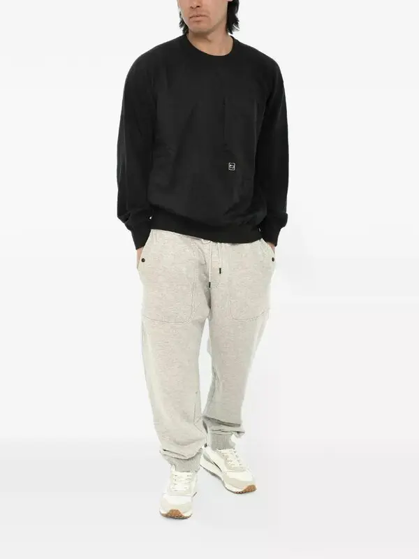 Woolrich Zip-pocket Crew-neck Sweater
