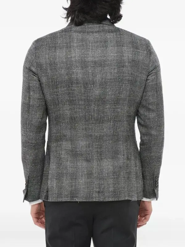 Corneliani Checked Single-breasted Blazer