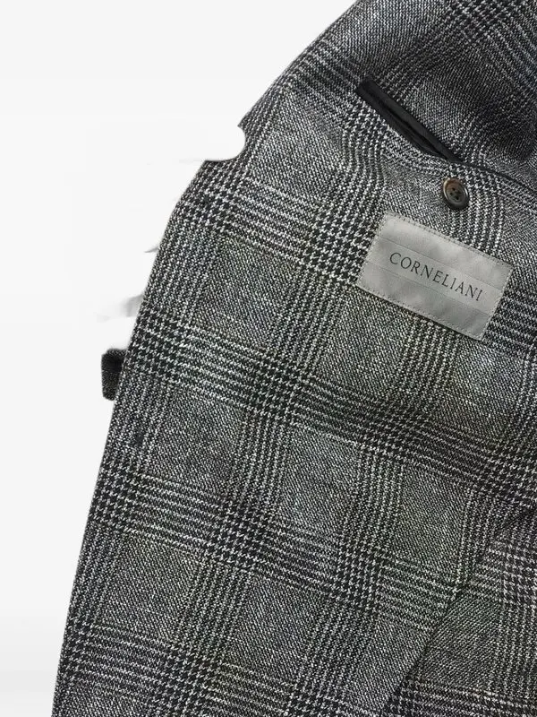Corneliani Checked Single-breasted Blazer