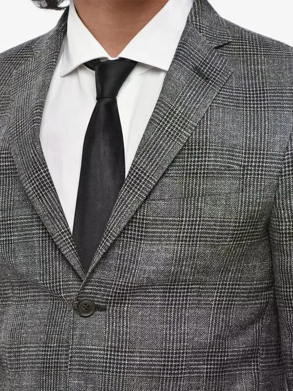 Corneliani Checked Single-breasted Blazer