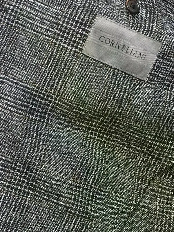 Corneliani Checked Single-breasted Blazer