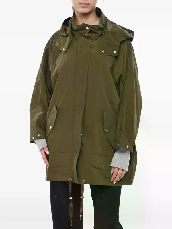Woolrich Detachable-hood Zip-up Jacket