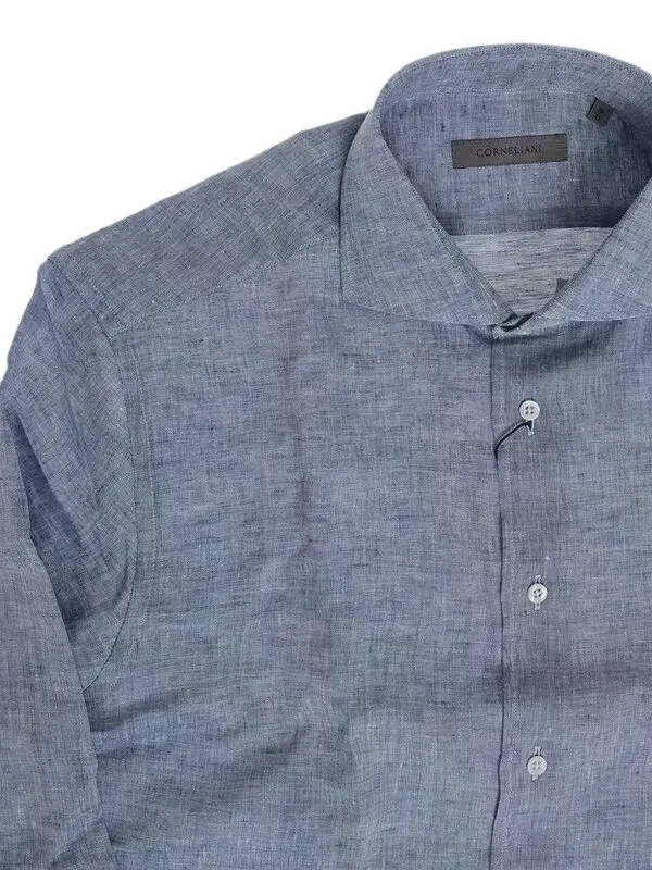 Corneliani French Collar Linen Shirt