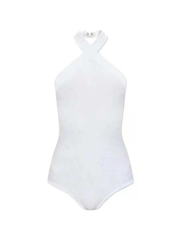 Balmain Sequin-embellished Halterneck Bodysuit