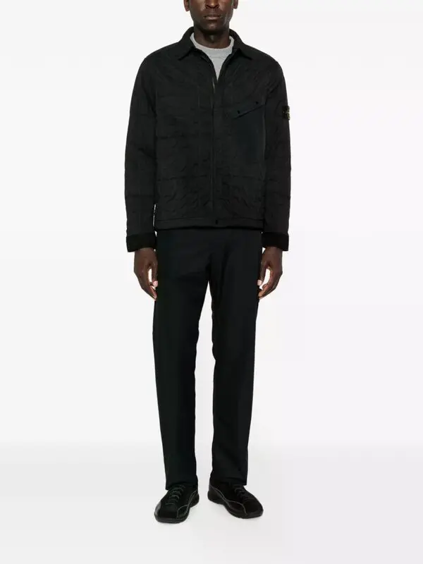 Stone Island 4100014 Ultralight Nylon Quilted-tc Coat Jacket