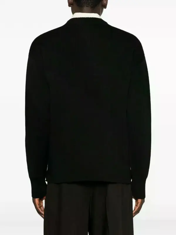LEMAIRE Boat-neck Double-face Virgin Wool Sweater