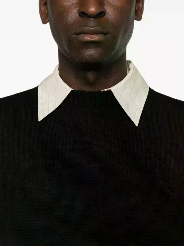 LEMAIRE Boat-neck Double-face Virgin Wool Sweater