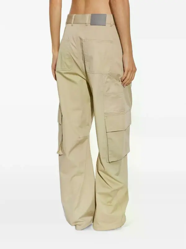 Balenciaga Relaxed Cargo Trousers In Beige