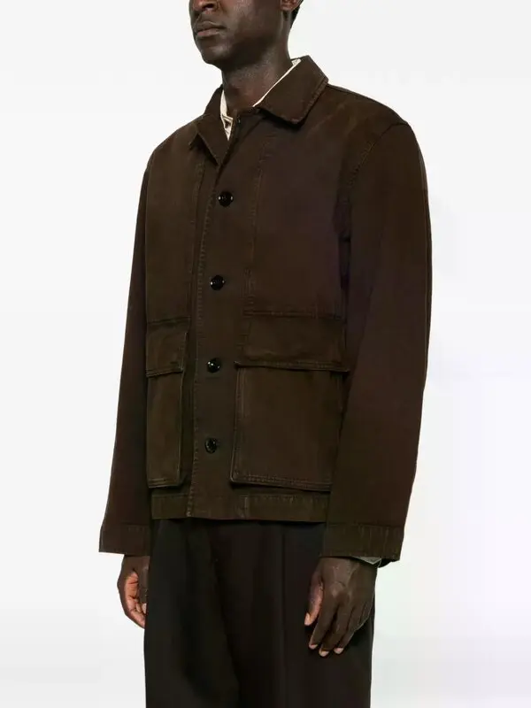LEMAIRE Button-fastening Pocket Denim Jacket