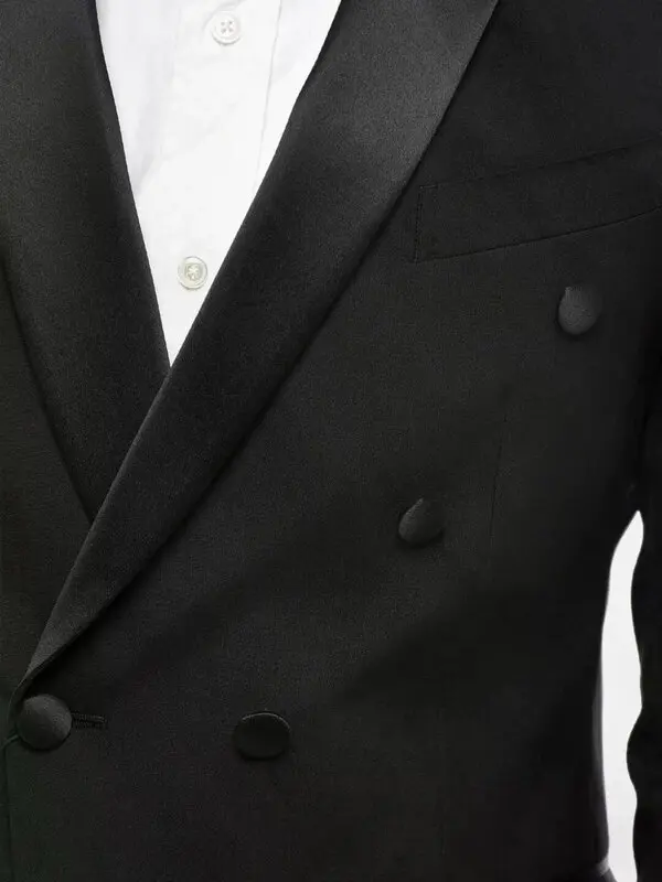 Corneliani Code Satin-lapel Double-breasted Suit