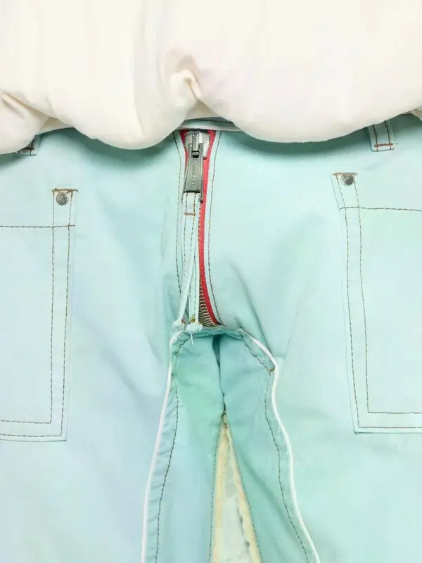 Dsquared2 2010s Panelled Contrast-stitch Trousers