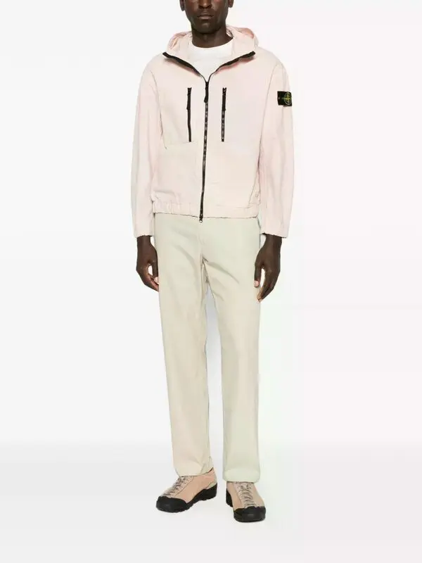 Stone Island Zip-fastening Hooded Jacket