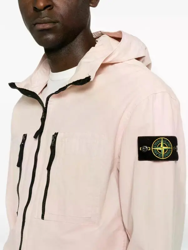 Stone Island Zip-fastening Hooded Jacket
