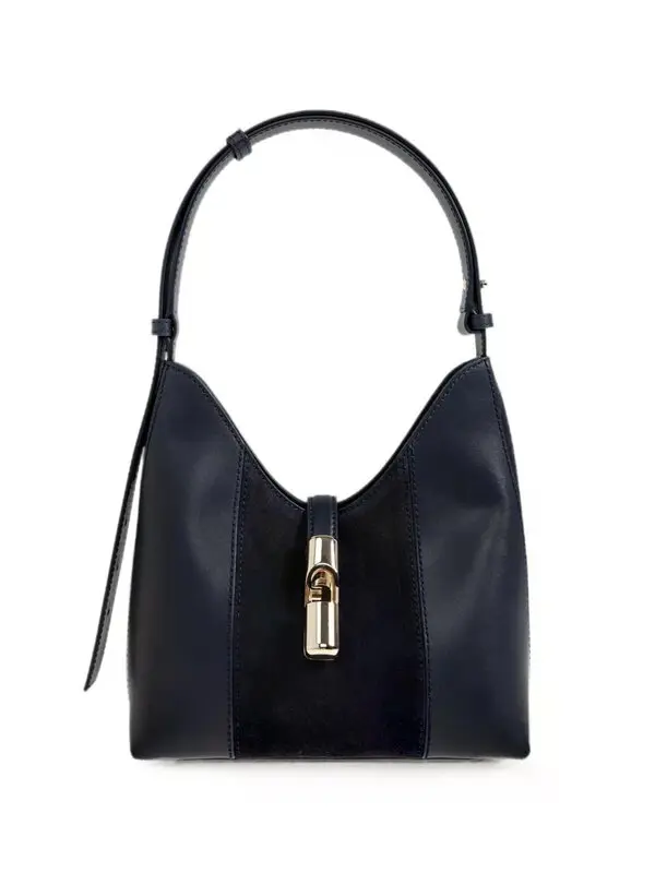 Furla Goccia Paneled Leather Shoulder Bag