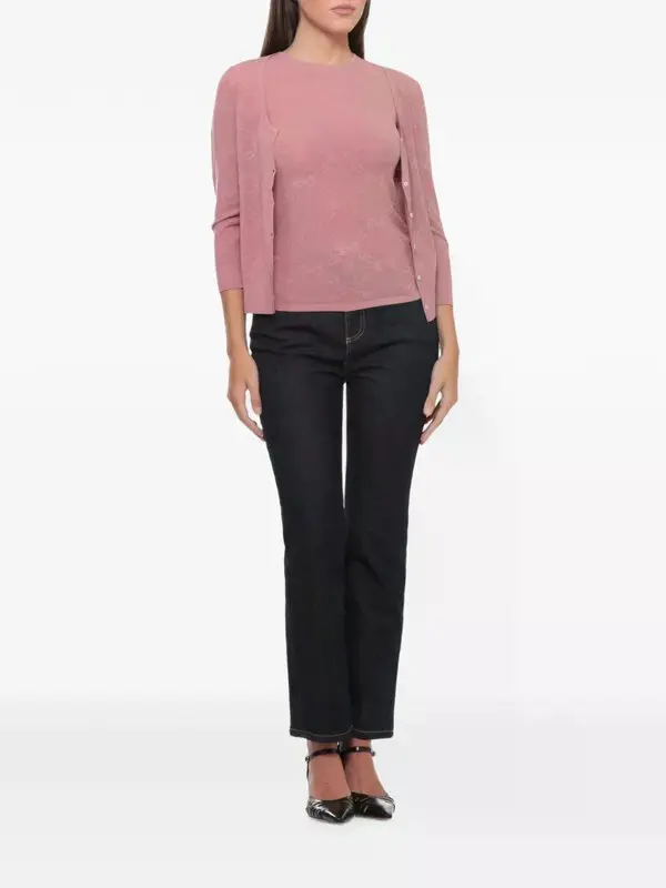 Marella Embroidered V-neck Cardigan