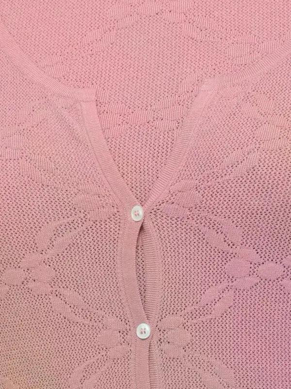 Marella Embroidered V-neck Cardigan
