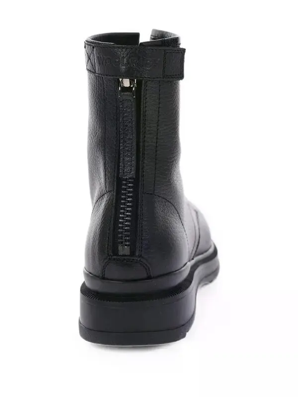 Woolrich Hammered-leather Lace-up Boots