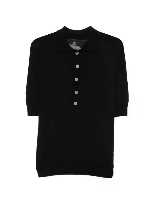 Versace 2000s Medusa Button-up Sweater