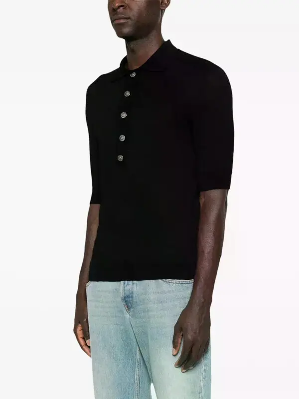 Versace 2000s Medusa Button-up Sweater