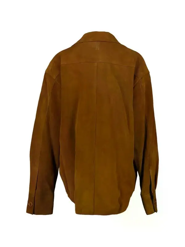 AMI Paris Suede Buttoned Jacket