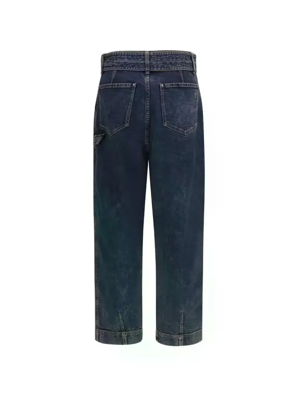 Giorgio Armani High-waisted Belted Jeans