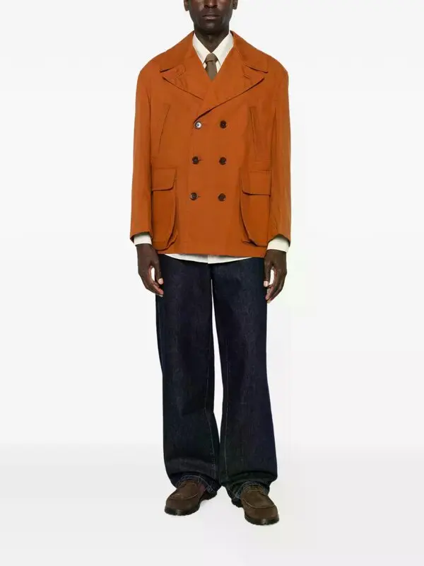 ROMEO GIGLI 1998 Double-breasted Cotton Coat