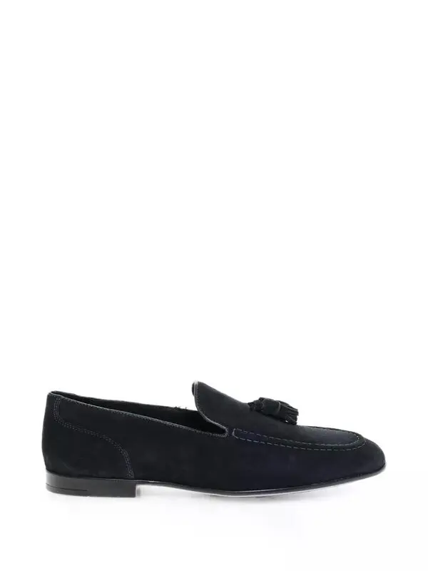 Corneliani Tassel Suede Loafers