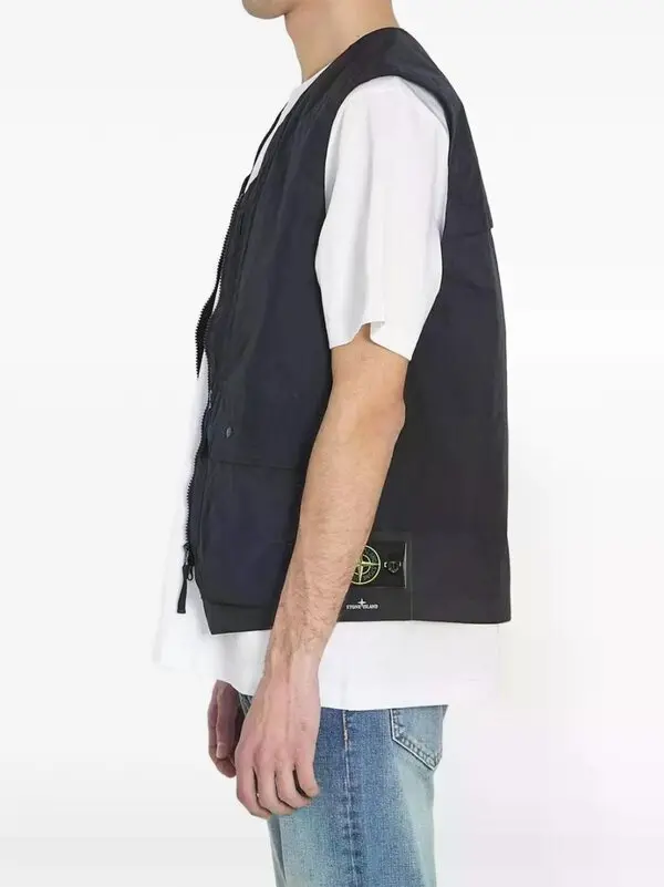 Stone Island Metal Lamina Poly Ripstop Utility Vest