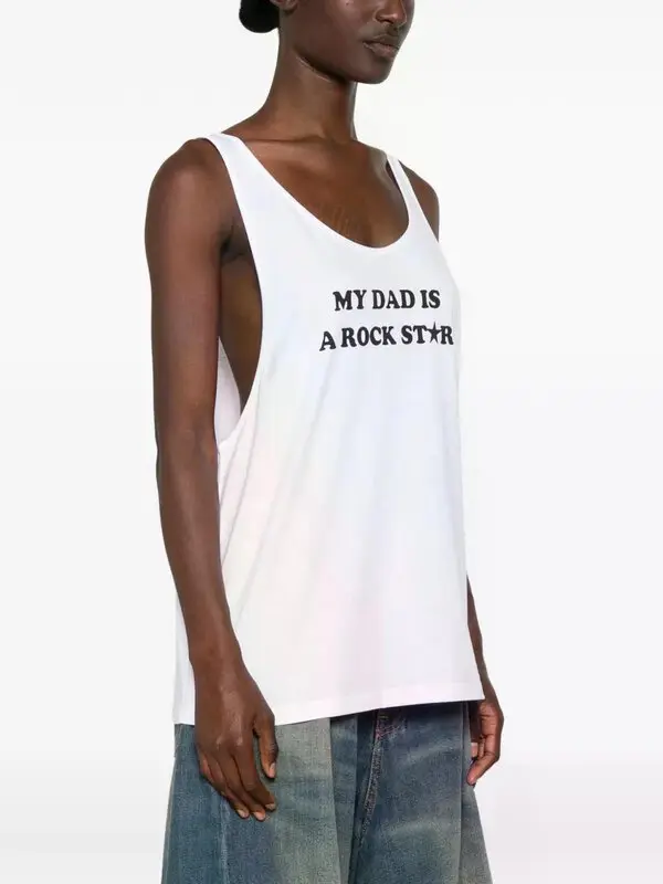 Stella McCartney Slogan Print Vest Top