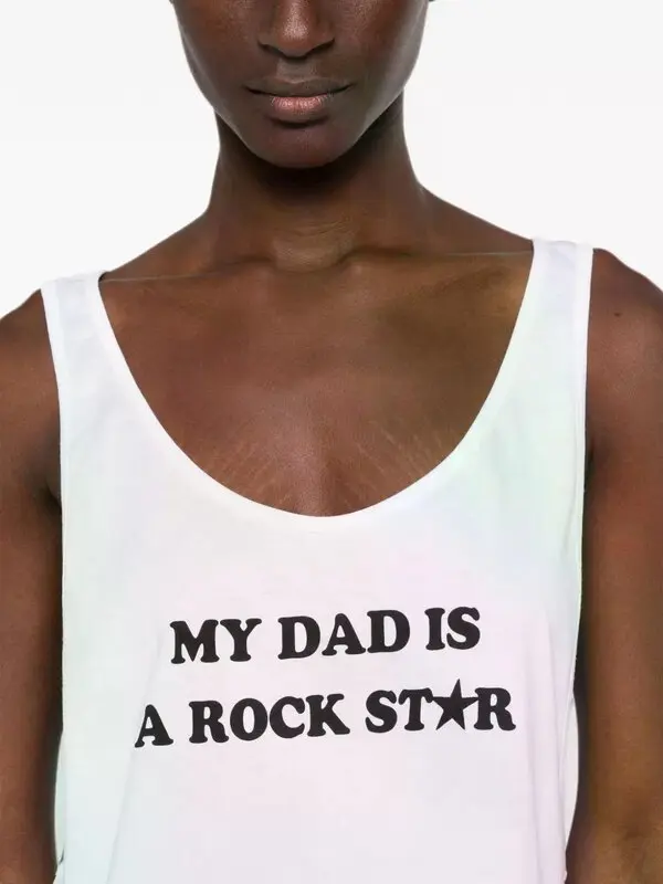 Stella McCartney Slogan Print Vest Top