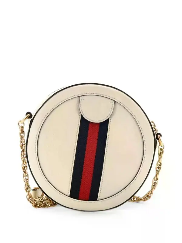 Gucci Ophidia Round Shoulder Bag Leather Mini Crossbody Bag