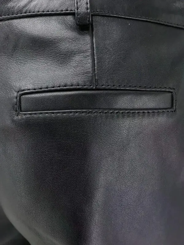 THE FRANKIE SHOP Lior Leather Capri Pants