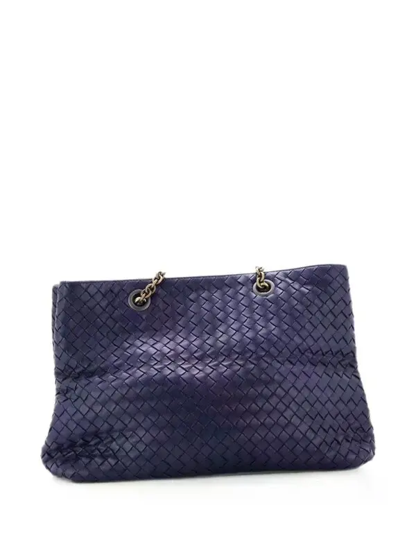 Bottega Veneta Double Chain Intrecciato Nappa Medium Tote Bag