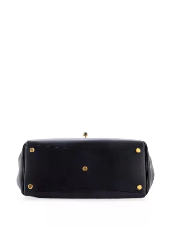 Balenciaga Bel Air Carry All Leather Tote Bag - Black