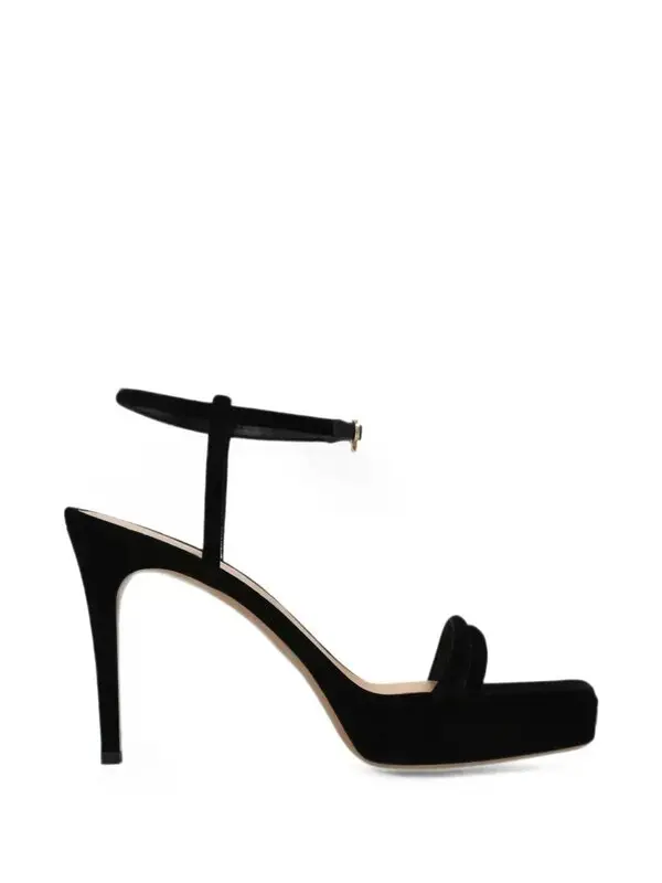 GIANVITO ROSSI Velnero Platform Sandals - Black