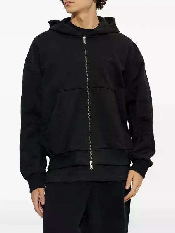 Adidas Premium Essentials Cropped Full-zip Hoodie