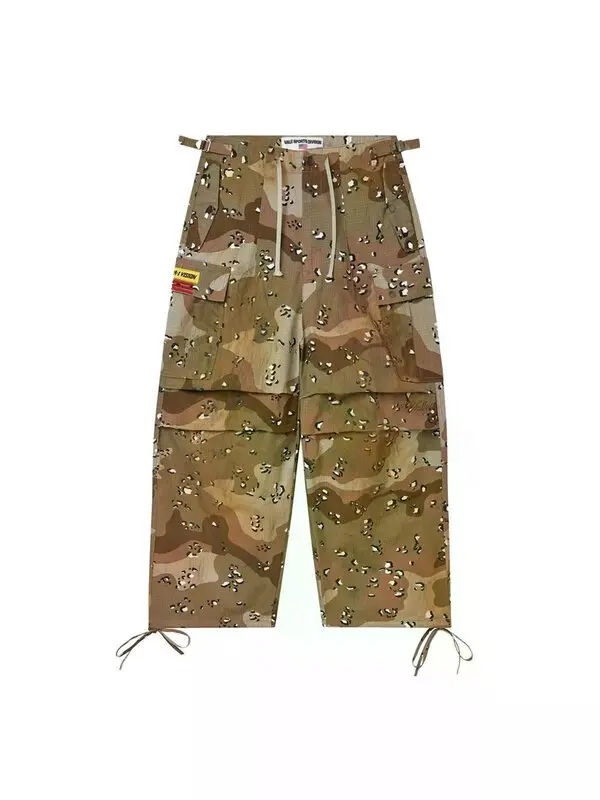VALE FOREVER Rothsco Camouflage Cargo Pants With Drawstring Cuffs