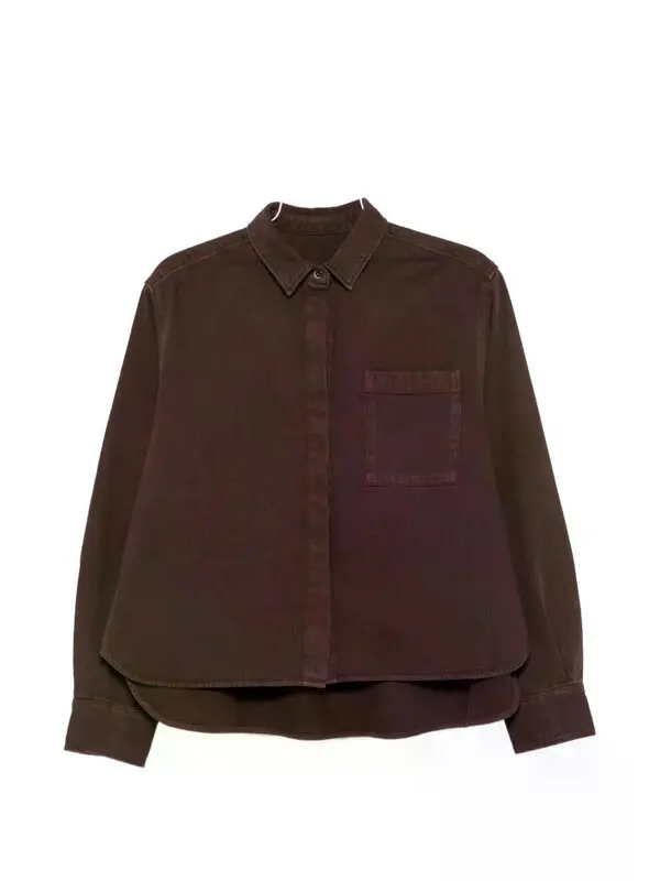 NINE:INTHE:MORNING Arizona Chest-pocket Button-fastening Shirt - Brown