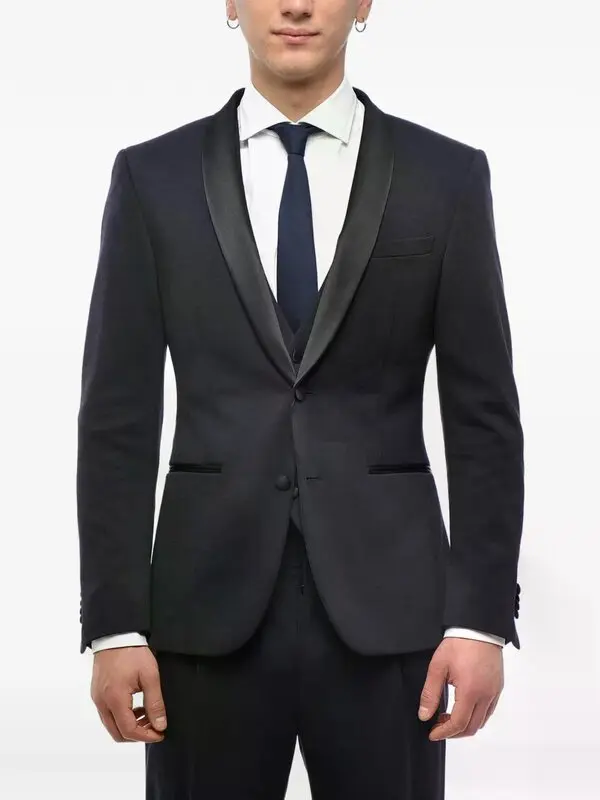 Corneliani Satin Shawl-lapel Three-piece Suit