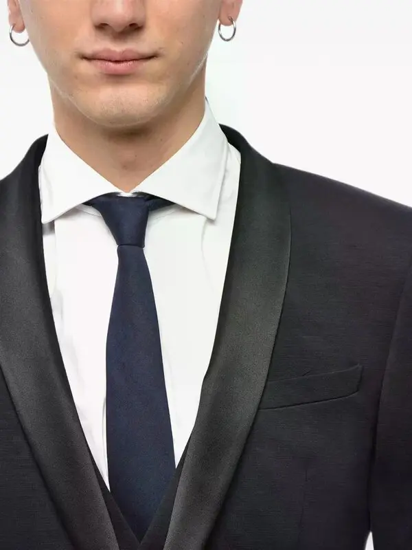 Corneliani Satin Shawl-lapel Three-piece Suit