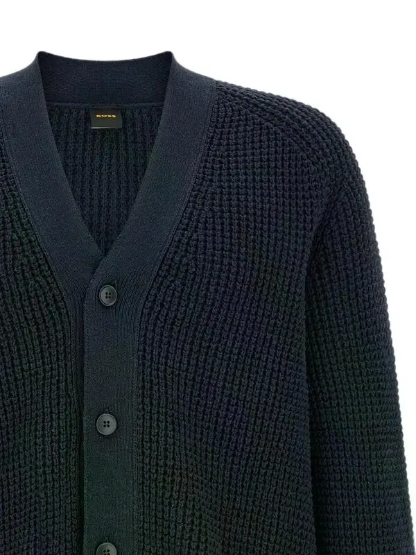 BOSS Honeycomb V-neck Cardigan